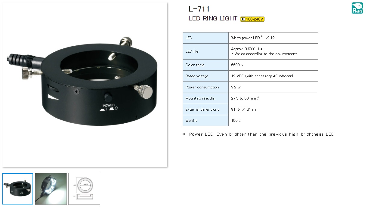 Ichiban Precision Sdn Bhd - Hozan - Hozan LED Flex Neck Light, LED Ring Light, LED Coaxial ...